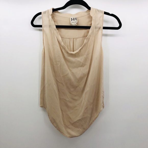 Haute Hippie | Tops | Haute Hippie Womens Silk Cowl Scoop Neck Tank Top ...